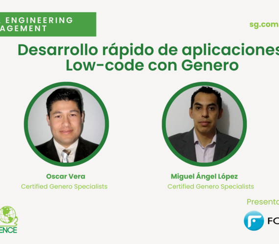 Desarrollo rápido de aplicaciones Low-code con Genero | SG Buzz